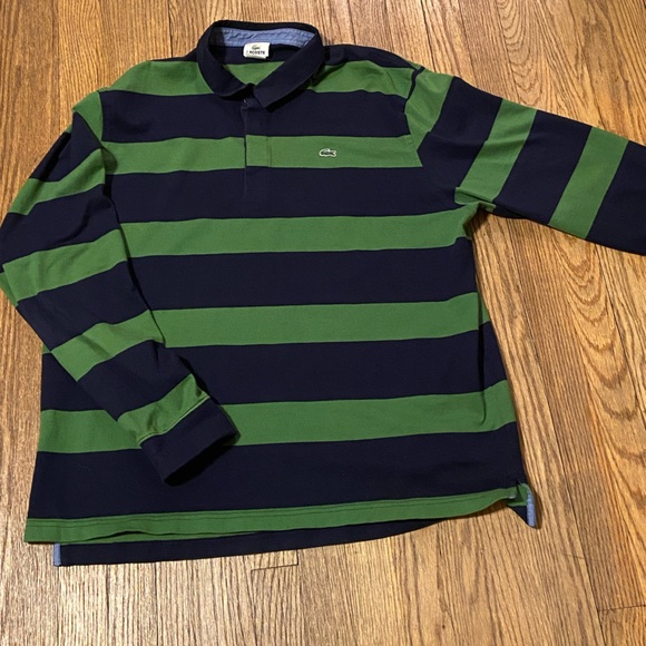 Lacoste | Shirts | Vintage Lacoste Rugby Sweater | Poshmark
